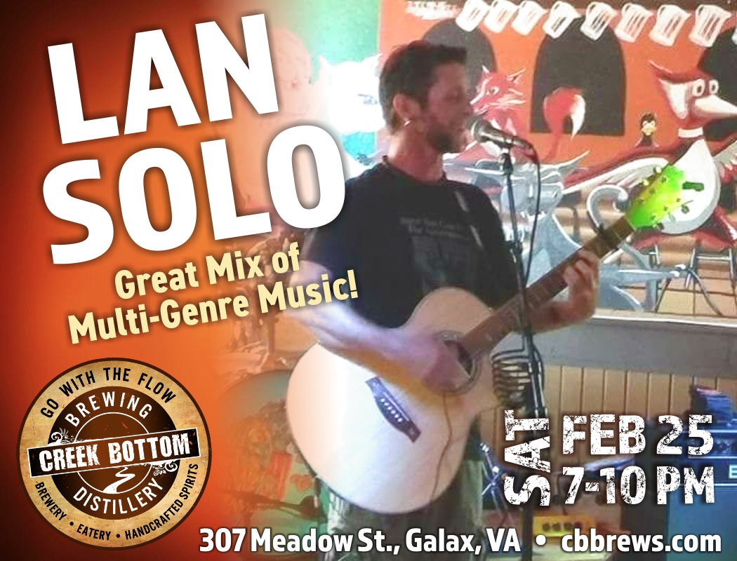 Lan Solo aka Lance Baugus - Creek Bottom Brewing