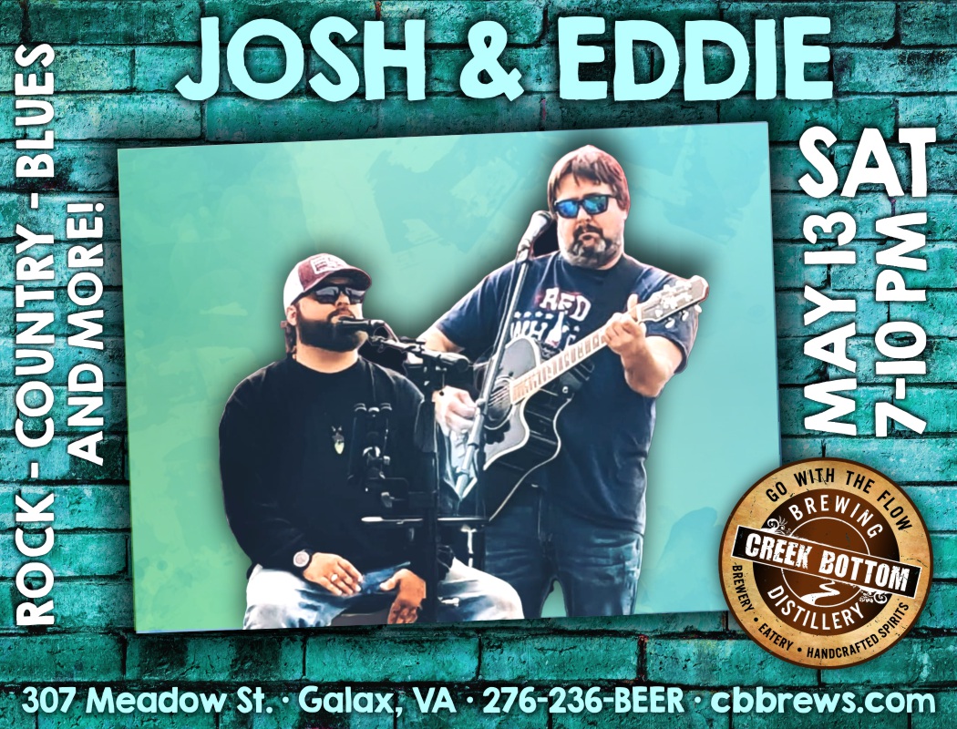 Josh & Eddie at Creek Bottom Brewing - Creek Bottom Brewing