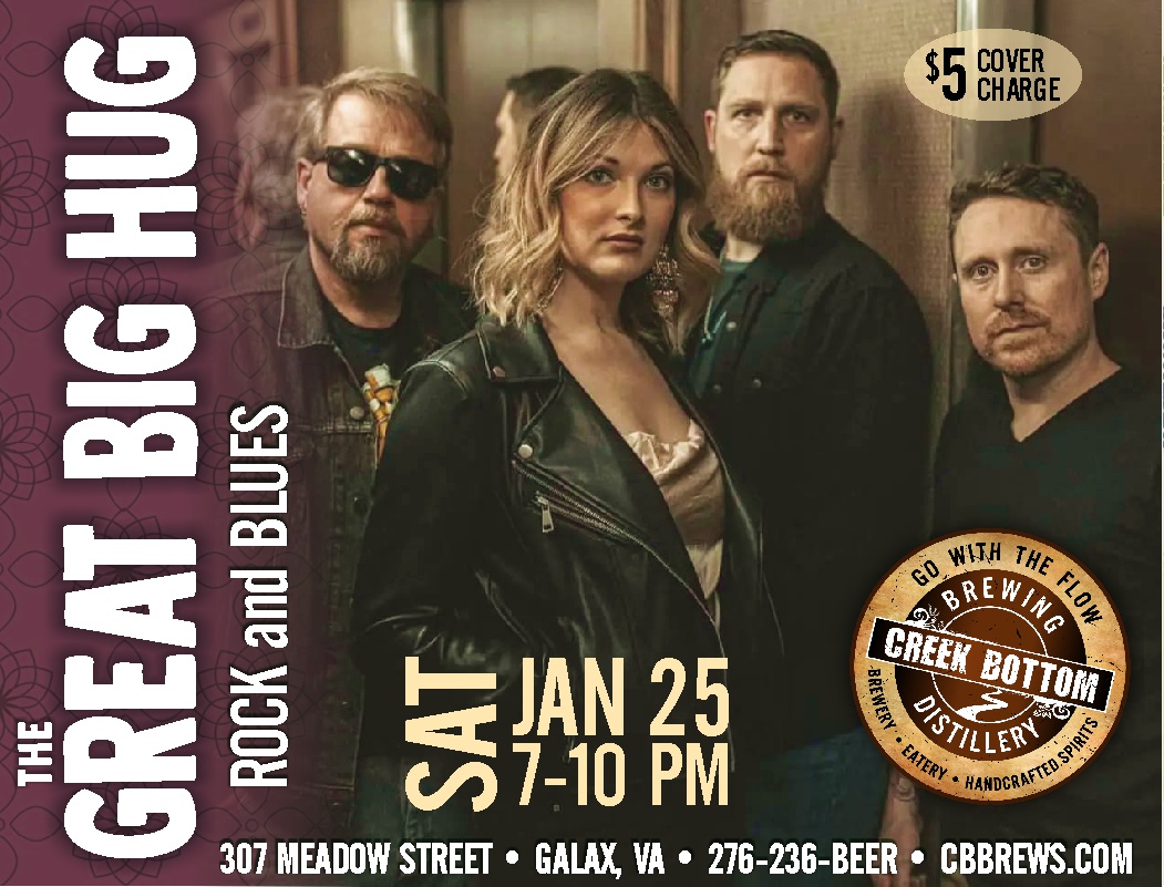 The Great Big Hug Band at The Bottom - Creek Bottom Brewing